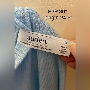 Auden | Tops | Nwt Auden Womens Plus Size Cozy Oversized Ribbed ...